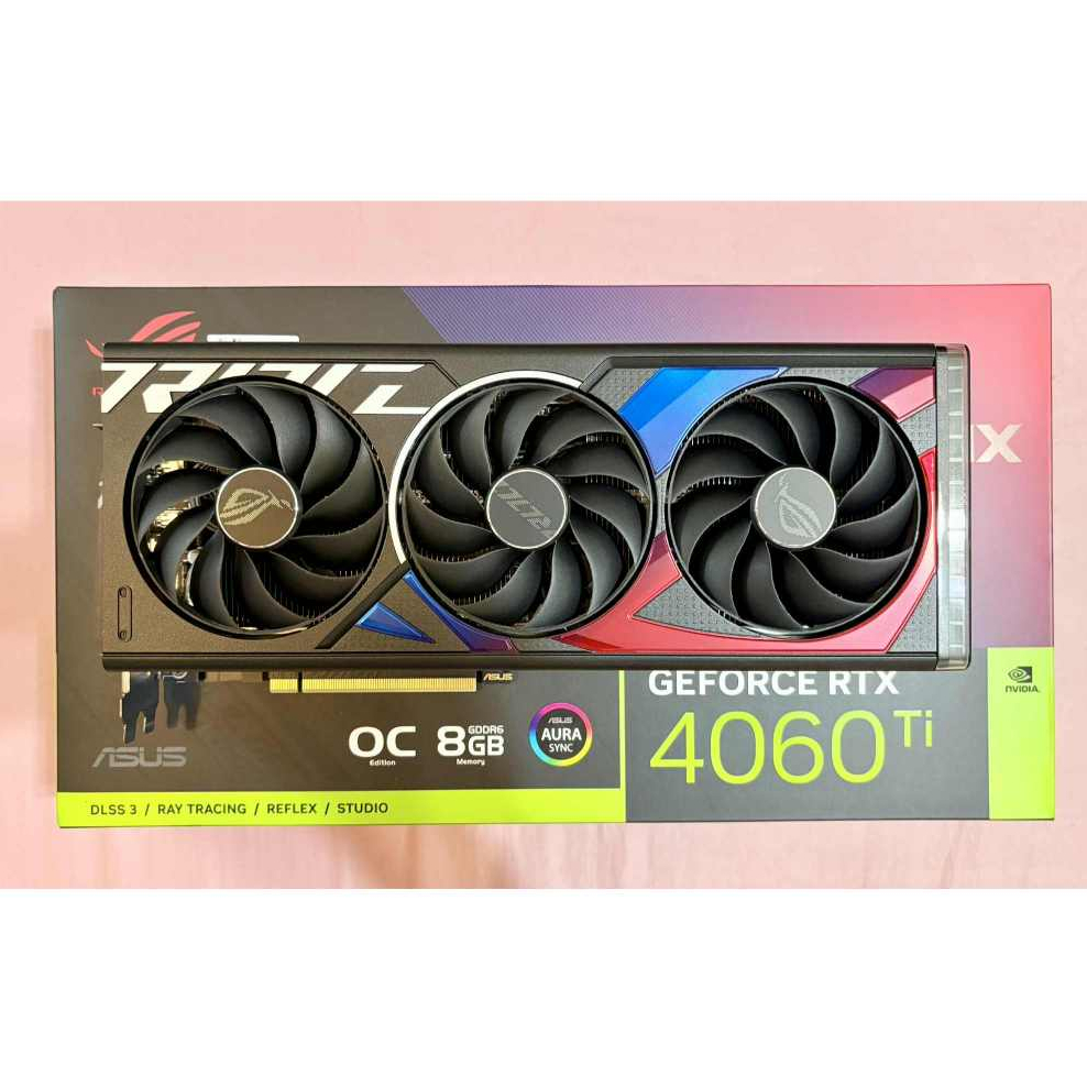 ASUS華碩 ROG Strix RTX 4060Ti 8GB GDDR6 OC 超頻版 顯示卡 保固至2029年 | 蝦皮購物