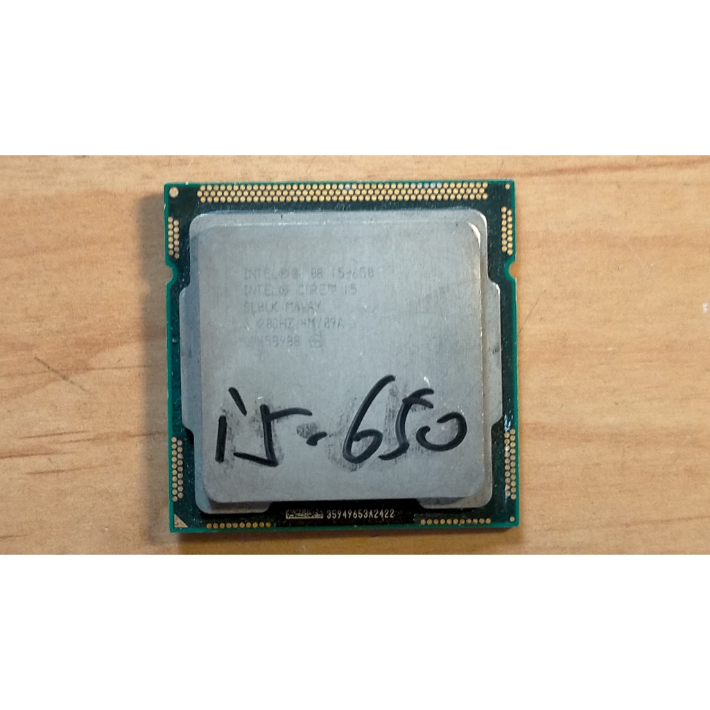 C. 1156CPU-Intel Processor i5-650 (4M Cache, 3.20 GHz) 直購價50 | 蝦皮購物