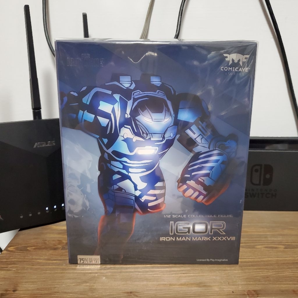 現貨 Comicave mk38 Mark XXXVIII IGOR 鋼鐵人 超合金 可動完成品 CS 伊格爾 馬克38 | 蝦皮購物