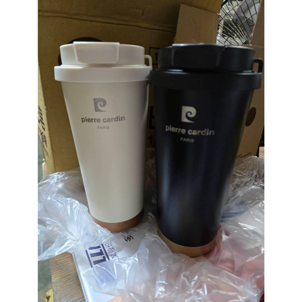 【🔥現貨急寄】 pierre cardin 500ml 不鏽鋼內膽 隨行杯 雙飲口 陶瓷塗層 保溫杯 咖啡杯 | 蝦皮購物