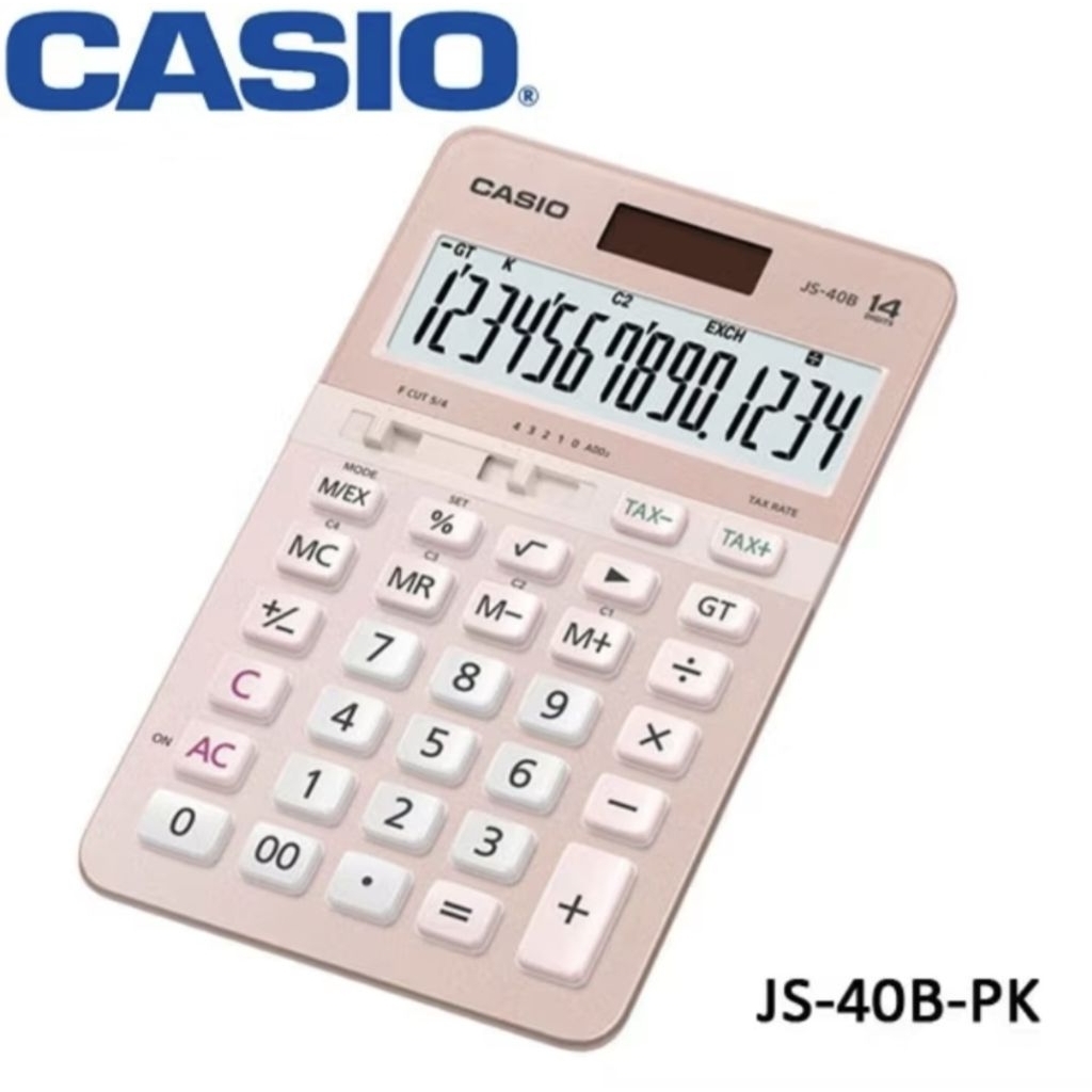 【快速出貨】CASIO季節限定- 櫻花機 14位元計算機 JS-40B-PK | 蝦皮購物