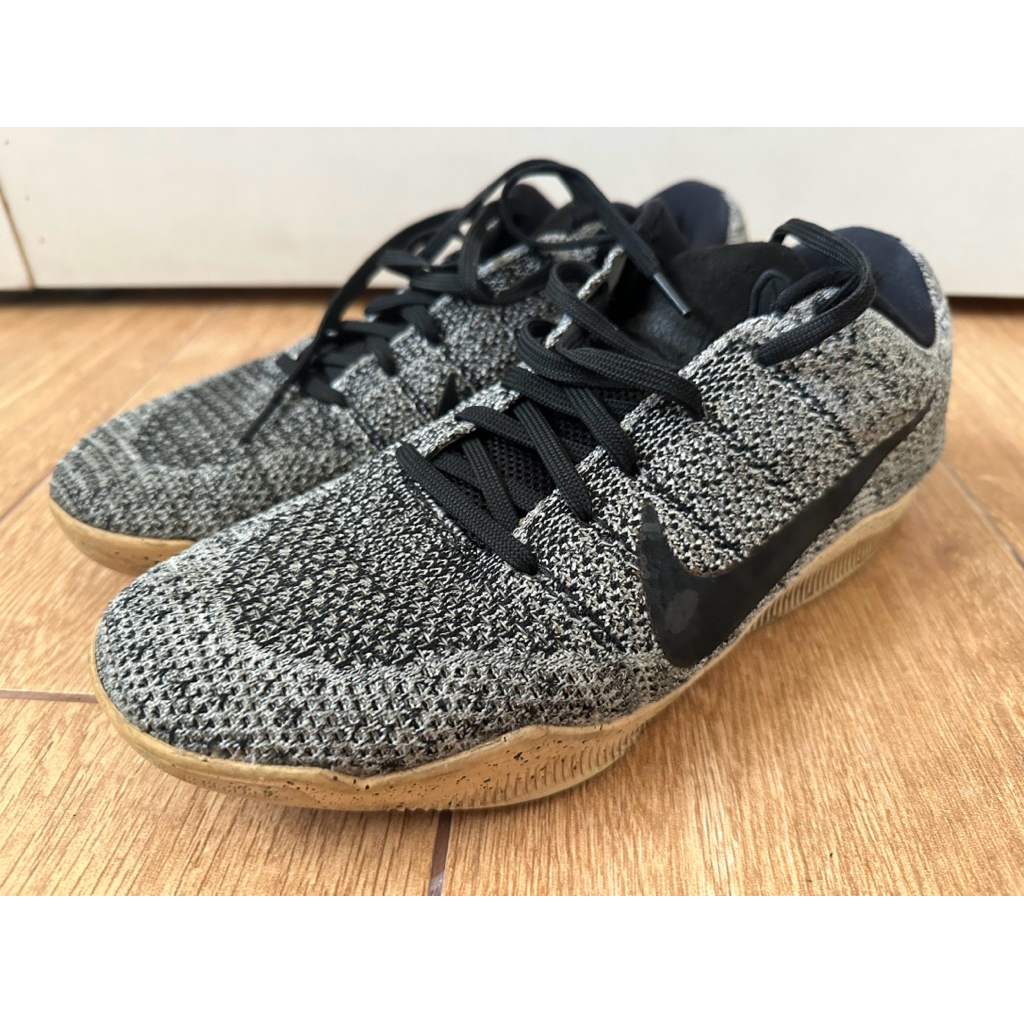 二手 Nike Kobe 11 Elite Low Oreo 雪花 科比 ZK11 柯比11代 籃球鞋 US 10 | 蝦皮購物
