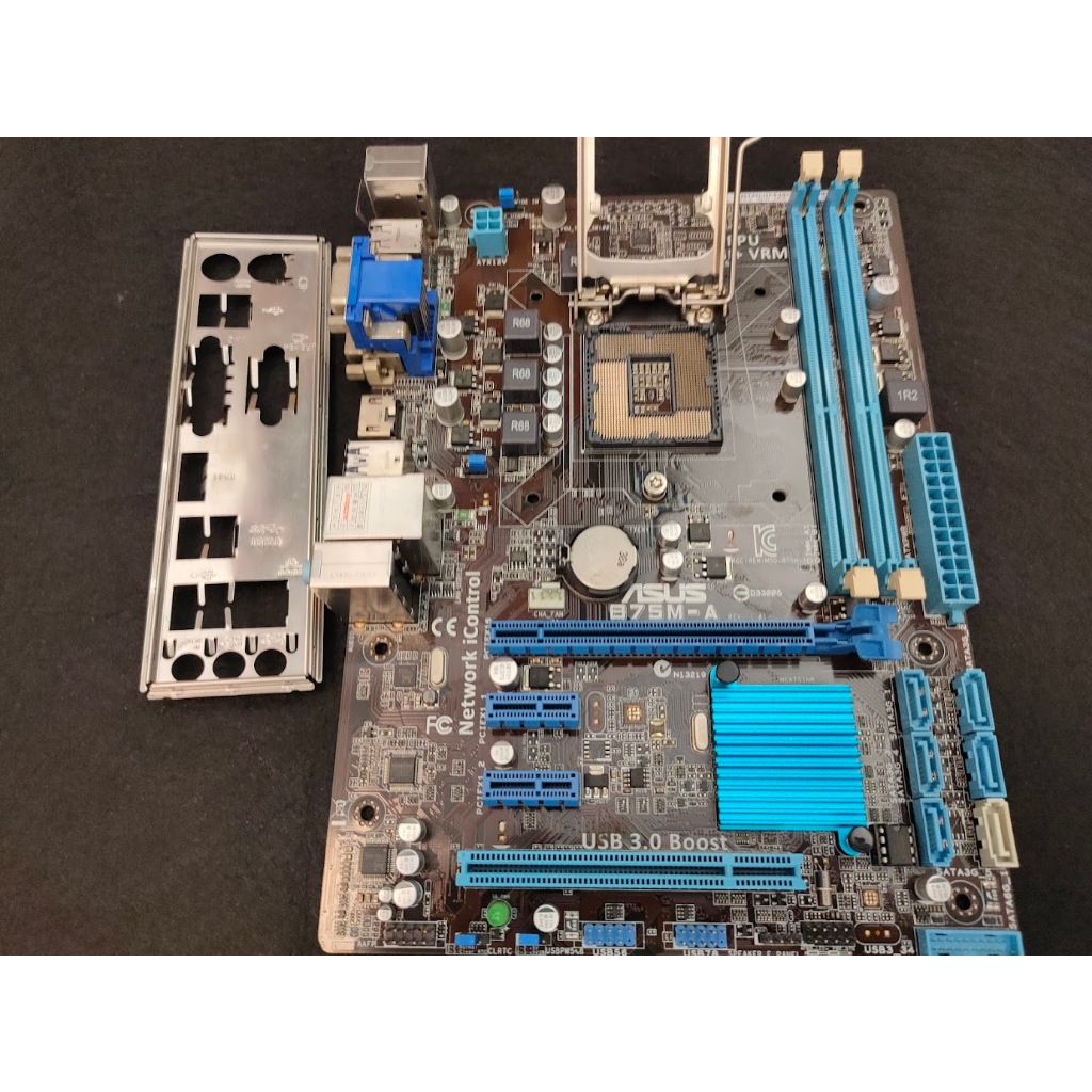 華碩 ASUS B75M-A B75 晶片 NVME 開機 LGA1155 MATX 主機板 | 蝦皮購物