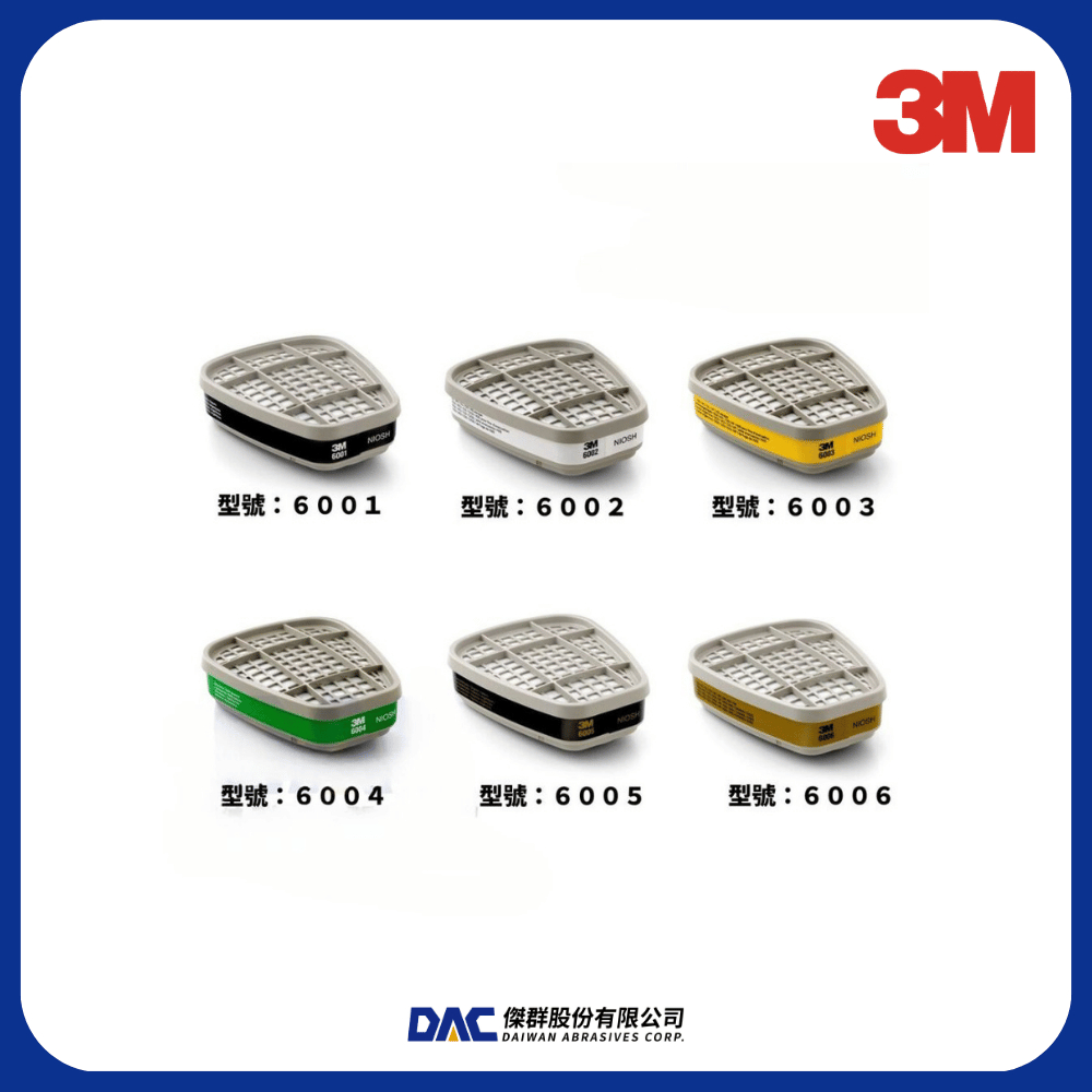 3M 防毒面具濾毒罐(6000系列) 6001 6002 6003 6004 6005 6006【傑群工業補給站】 | 蝦皮購物