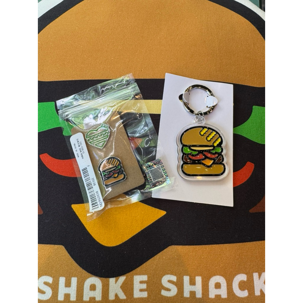 現貨 正品 HUMAN MADE x Shake Shack 聯名系列 鑰匙圈 胸針 全新 日本購入 可下單 | 蝦皮購物