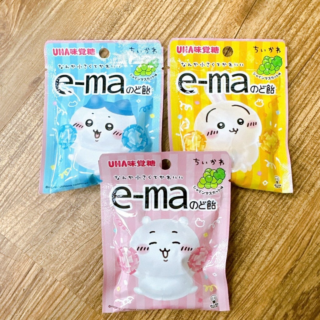 【潘蒂口袋屋】 快速出貨 日本 UHA e-ma 吉伊卡哇 水果糖 潤喉糖 吉伊卡哇聯名款 味覺糖 白葡萄 | 蝦皮購物