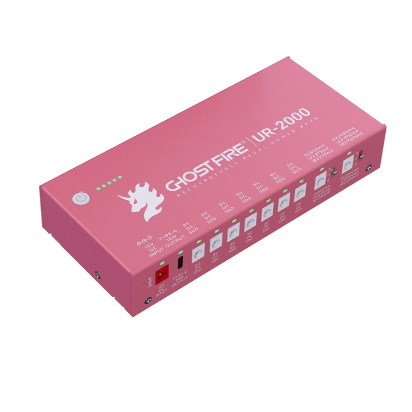『附贈多種配件』Ghost Fire UR2000 充電式 九軌 電供 效果器 電源供應器 | 蝦皮購物