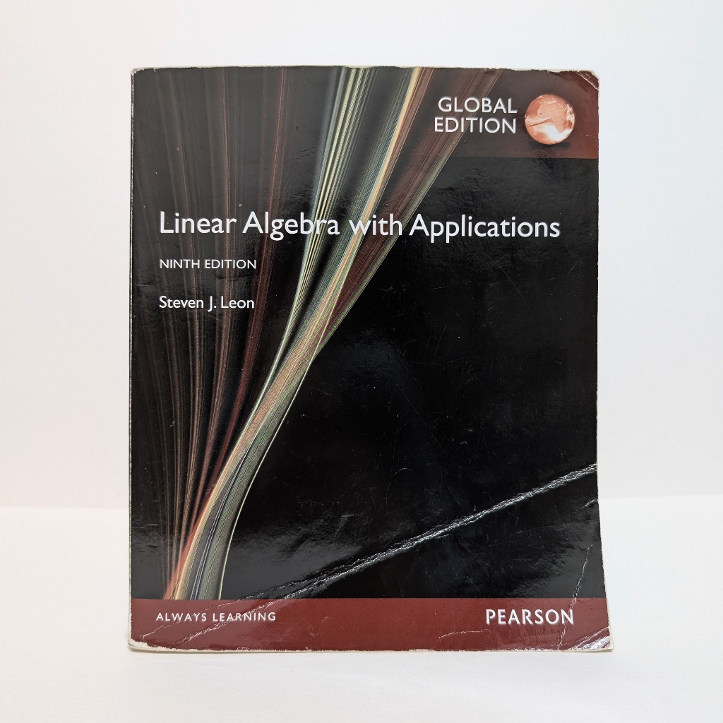 [二手] Linear Algebra with Application Leon Pearson 原文書 線性代數 | 蝦皮購物