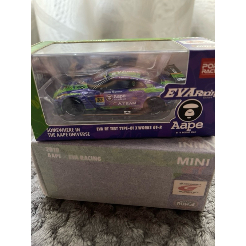 MINI GT x POPEACE 1/64 EVA x GT-R Aape模型車 聯名 R35 福音戰士 | 蝦皮購物