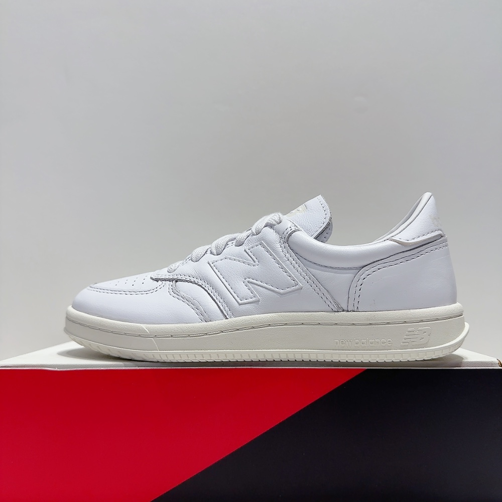 New Balance NB 500 男女款 全白 D楦 奶油底 皮革 小白鞋 舒適 運動 休閒鞋 CT500LPC | 蝦皮購物