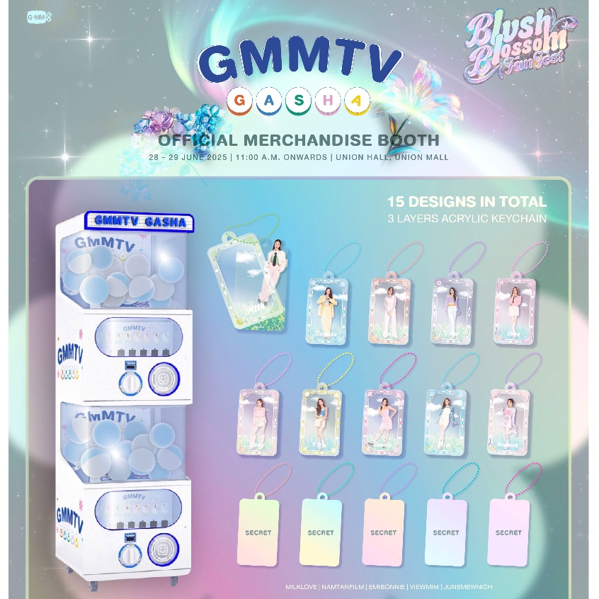 全新｜BLUSH BLOSSOM FAN FEST 扭蛋 BBFanFest ML NF EB VM JM 吊飾 GMM | 蝦皮購物