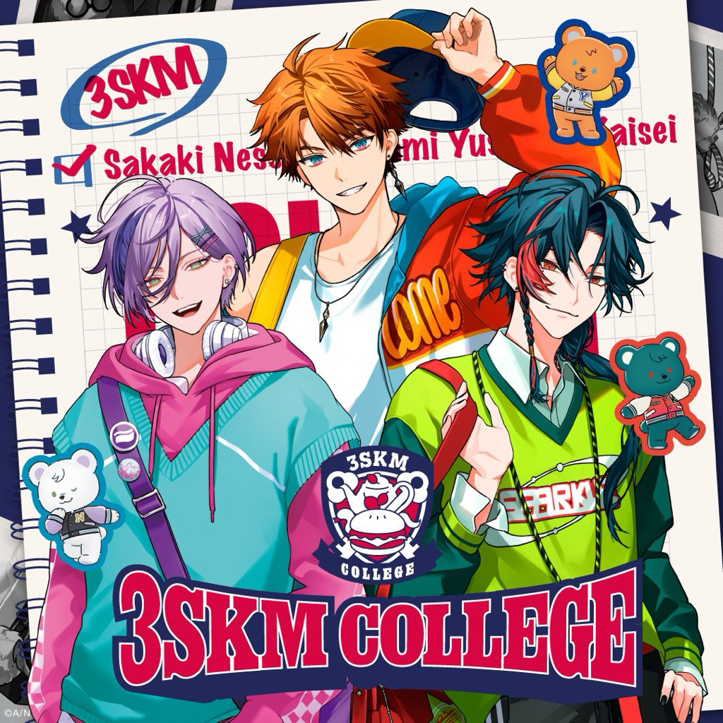 《預購-聊聊登記》にじさんじ 3skm college *現地代購 可能有沒購買到的情況* | 蝦皮購物
