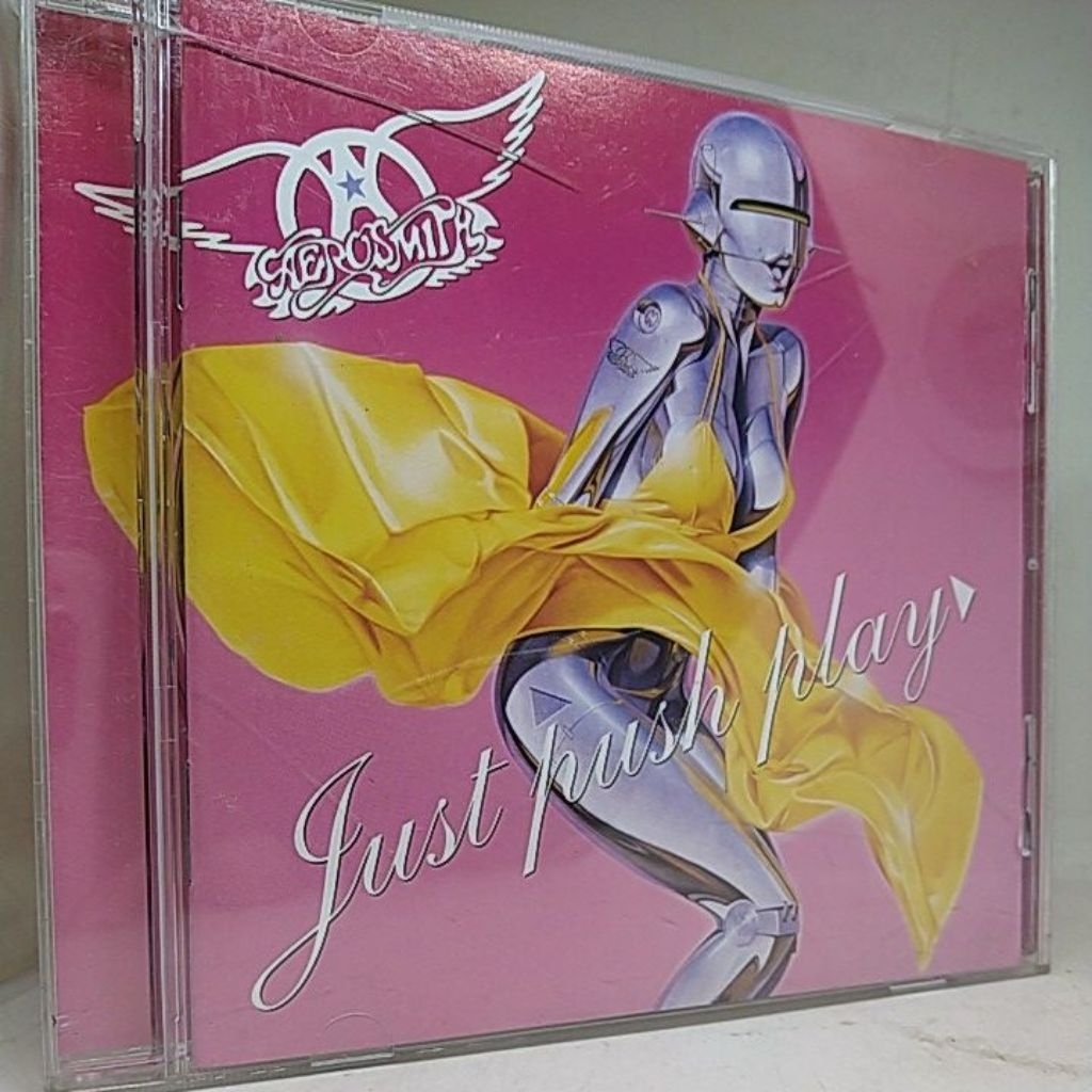 原版 史密斯飛船 AEROSMITH / 就是狂放 Just push play / 二手西洋CD | 蝦皮購物