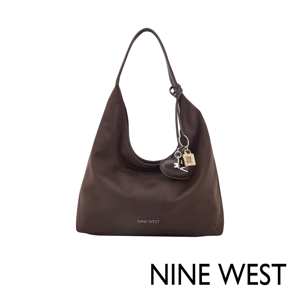 【NINE WEST】KEYLEE HOBO包 經典 單肩包 - 深咖啡 (564602) 肩背包 側背包包 | 蝦皮購物