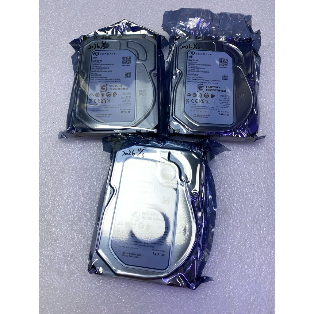 未拆封 保內 Seagate 監控鷹 SkyHawk 2TB 3.5吋 監控碟 ST2000VX017 | 蝦皮購物