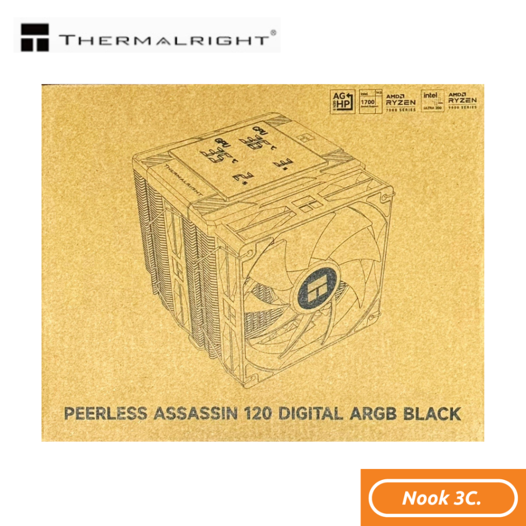 現貨秒出🌟全新 PA120 Digital ARGB BLACK 六銅管雙塔式 散熱器(附 1851、AM5 扣具) | 蝦皮購物