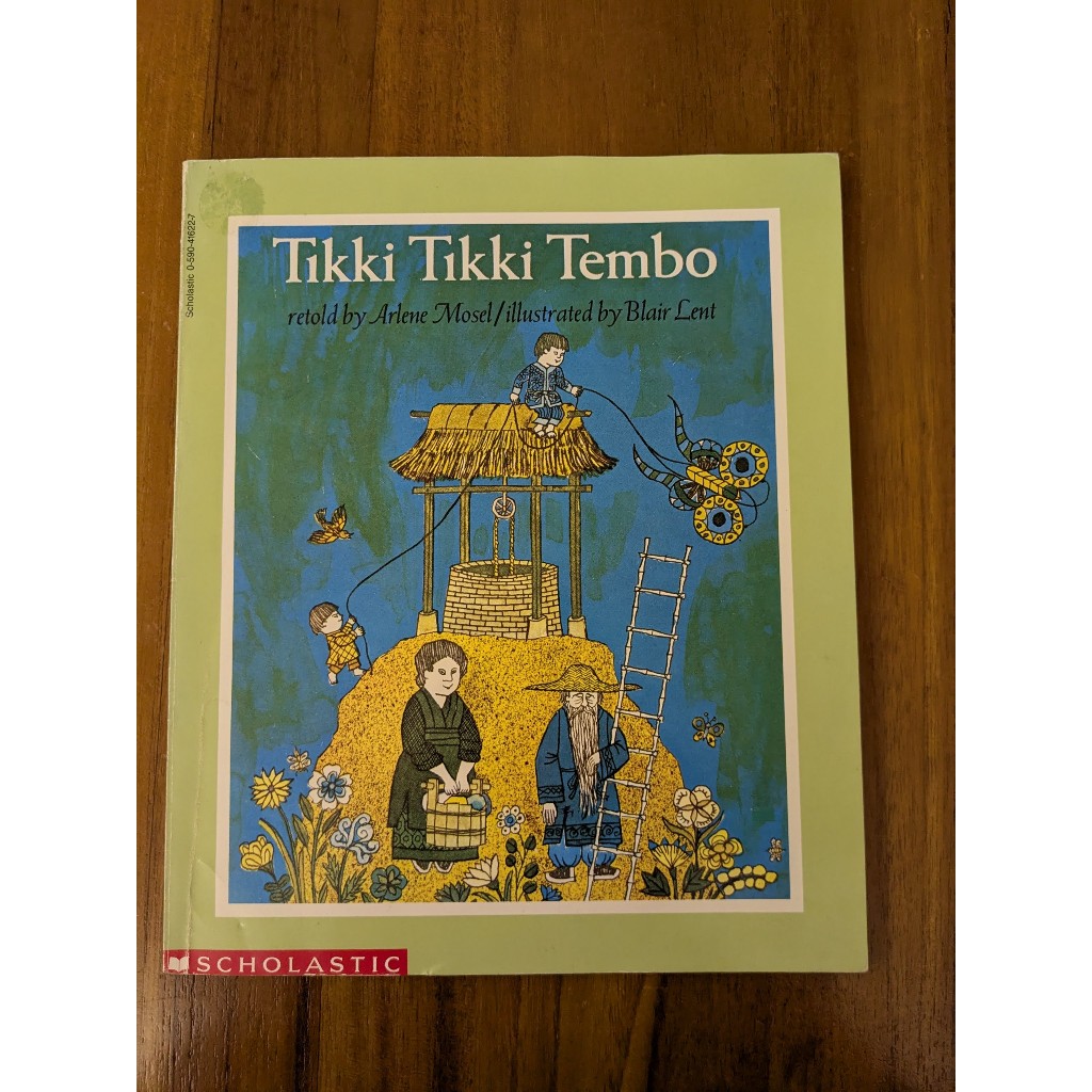 《Tikki Tikki Tembo》｜英文原版繪本｜經典童話再現、幽默反覆句型設計 | 蝦皮購物