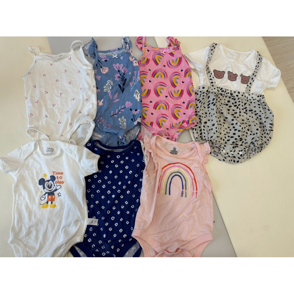 [二手] UQ/gap/george /HM/lativ 10件80cm +2件90cm包屁衣福袋 | 蝦皮購物