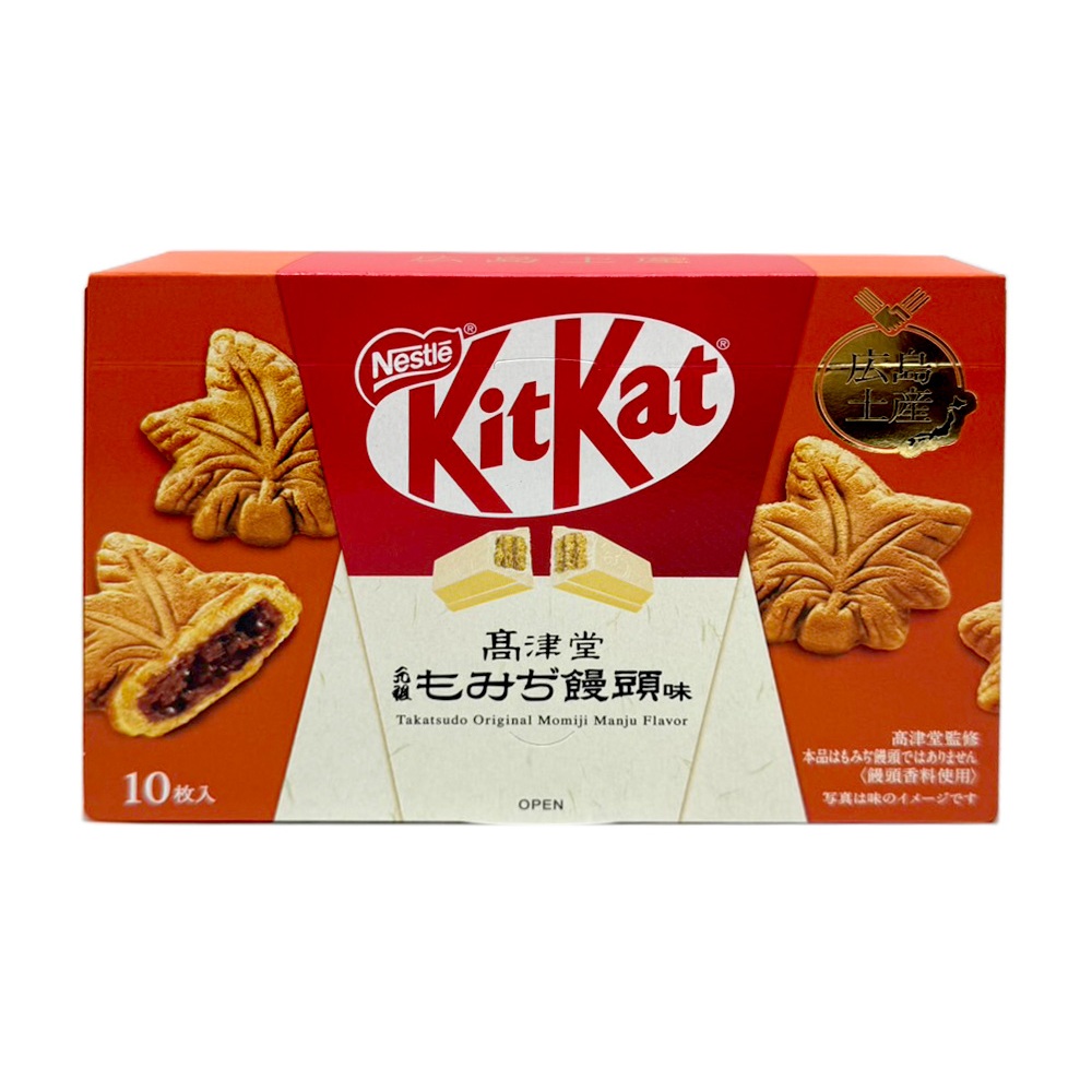 Nestle雀巢 KitKat 高津堂元祖紅葉饅頭可可風味餅乾 116g【Donki日本唐吉訶德】 | 蝦皮購物