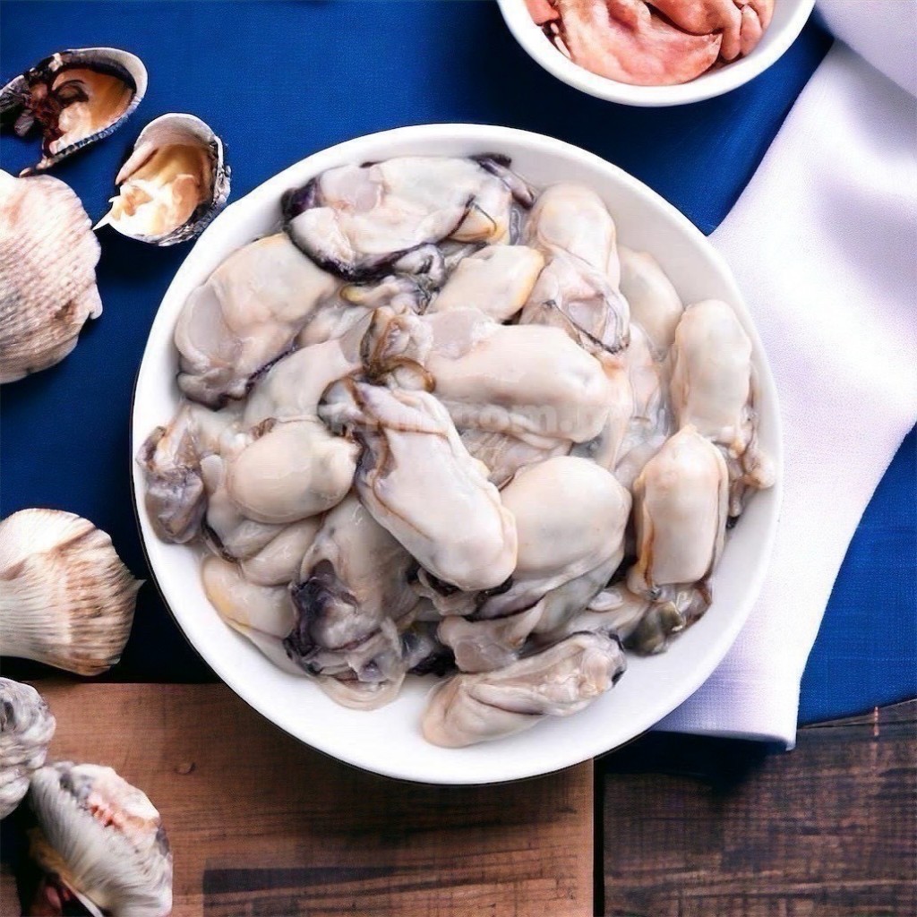 F236 業務包韓國大生蠔清肉(約30-40顆/1000克/包) | 蝦皮購物