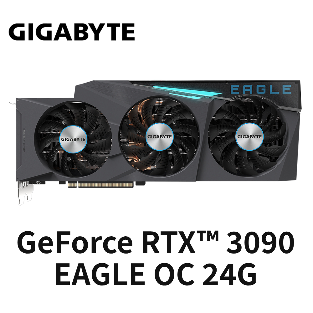 技嘉 GIGABYTE GeForce RTX™ 3090 EAGLE OC 24G 顯示卡 二手 保固12個月 | 蝦皮購物