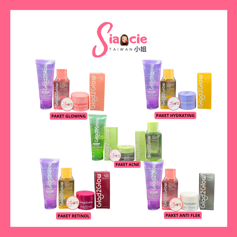 Glad2glow G2G Paket Skincare Lengkap 平輸 | 蝦皮購物