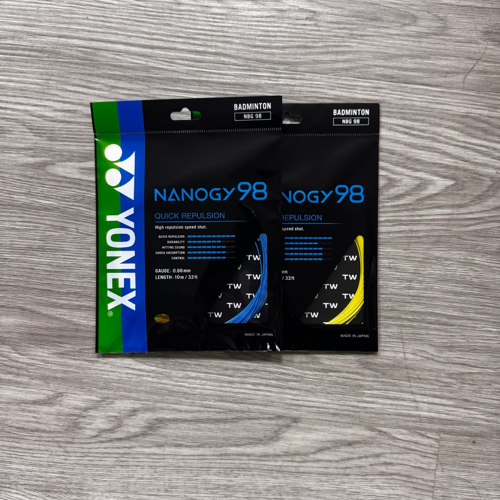 Ψ山水體育用品社Ψ【YONEX】奈米纖維 NBG98 羽球線 一盒10條 | 蝦皮購物