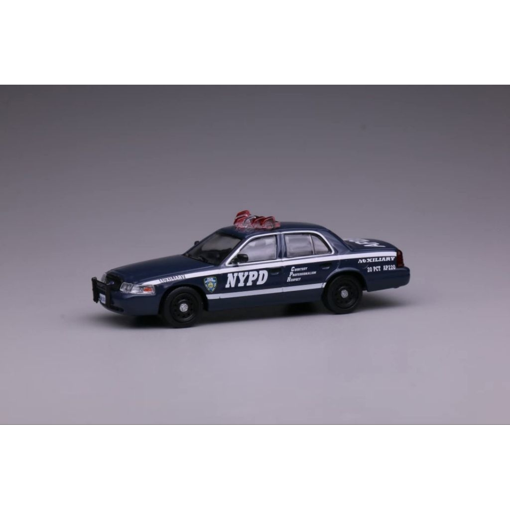(現貨) 596 Model 1/64 Ford Victoria Crown NYPD 輔警巡邏車 | 蝦皮購物