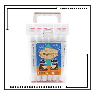 筆樂PENROTE★24色盒裝雙頭油性麥克筆/PE0413 | 蝦皮購物