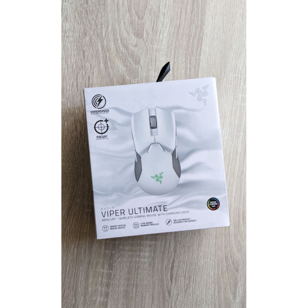 【RAZER VIPER ULTIMATE MERCURY 無線電競滑鼠｜白色】 | 蝦皮購物