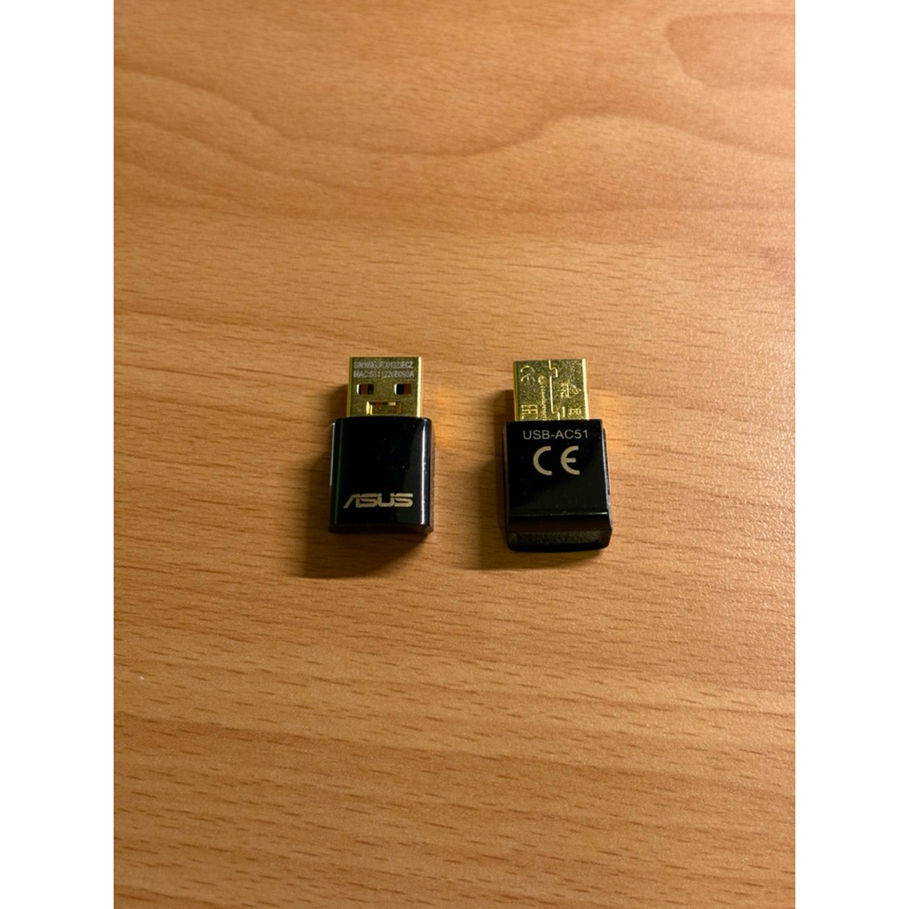 華碩 ASUS USB-AC51 AC600 USB WiFi Wi-Fi 無線網卡 接收器 雙頻 2.4/5GHz | 蝦皮購物