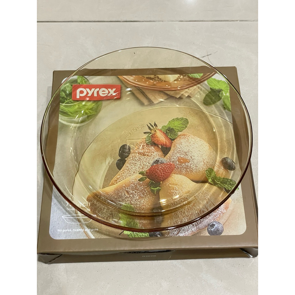 Pyrex Amber 7.5吋 湯盤 耐熱玻璃 (股東紀念品) | 蝦皮購物
