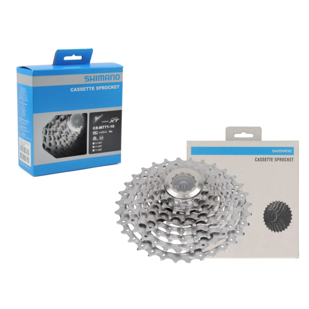 SHIMANO XT M770 M771 9速 10速 HG 卡式飛輪 銀色 | 蝦皮購物