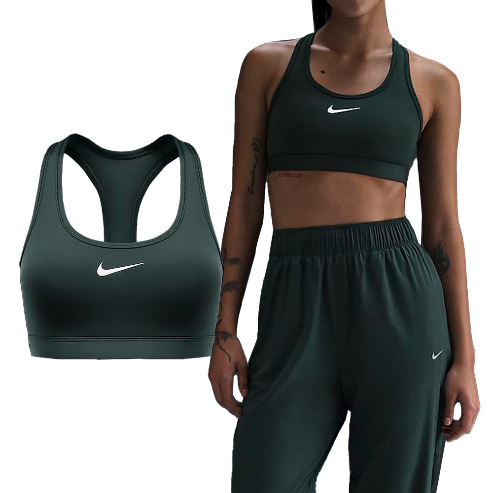 . NIKE SWSH MED BRA DX6822 338 運動內衣 不可拆襯墊 中度支撐 一體成形 女款 | 蝦皮購物