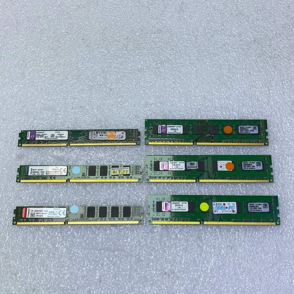 金士頓 Kingston 8GB DDR3 / DDR3L 1600 桌機記憶體 KVR16N11/8 測試良品 終保 | 蝦皮購物