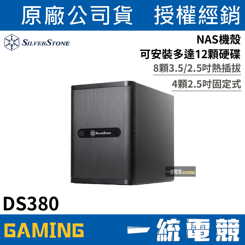 【一統電競】銀欣 SilverStone DS380 NAS機殼 可安裝多達12顆硬碟 SST-DS380 | 蝦皮購物