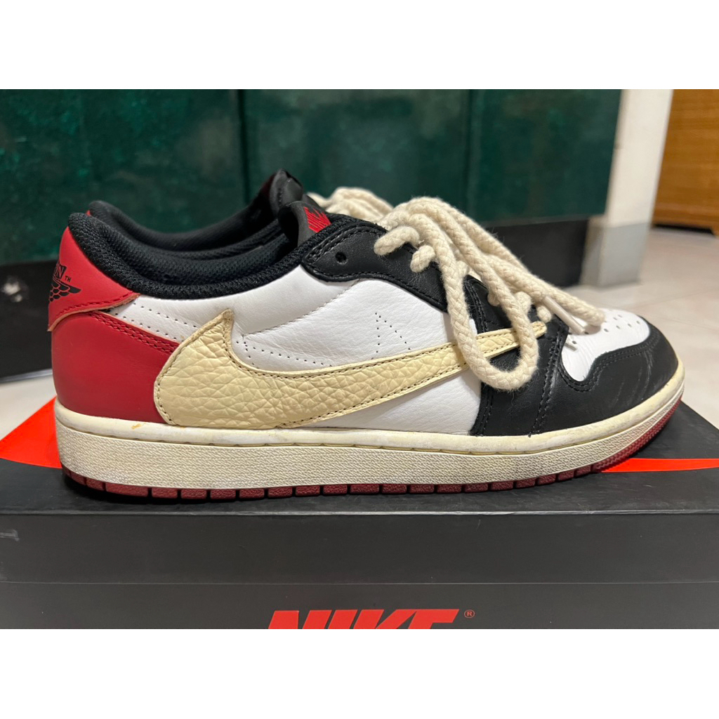 GODA客製鞋 AIR JORDAN 1 RETRO OG CZ0858-106 低筒 黑紅 黑腳趾 客制 倒勾 | 蝦皮購物