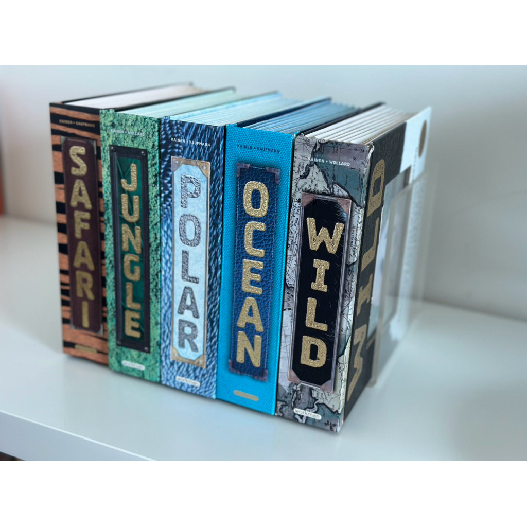 會動的書Photicular Book：Wild/ Jungle/ Safari/ Ocean/ Polar共5本 | 蝦皮購物