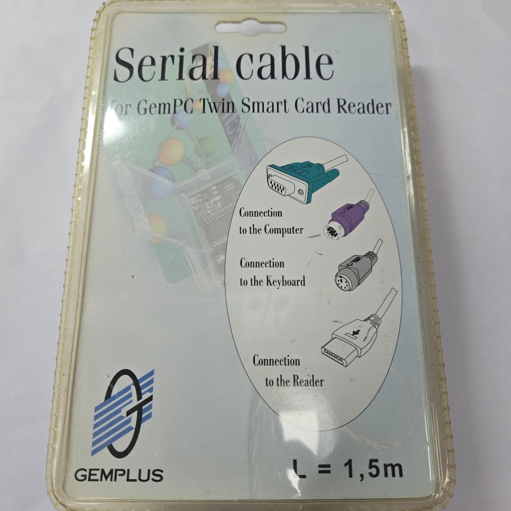 電子發票 GEMPLUS GemPC Twin 專用 RS232 智慧卡讀卡機線 HWP108756A | 蝦皮購物
