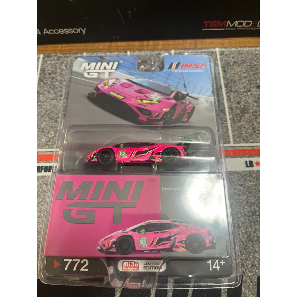 MINI GT 772 Lamborghini Huracan GT3 EVO2 粉紅色小牛 | 蝦皮購物