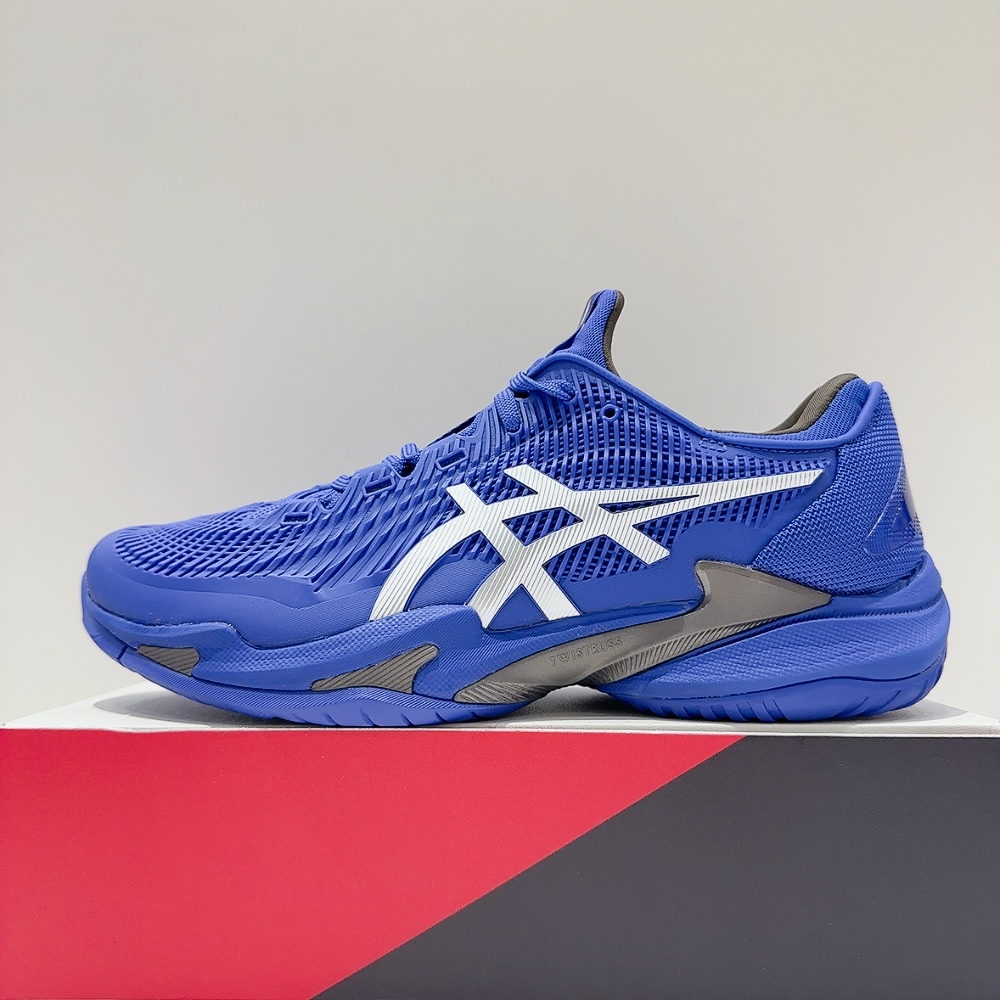 ASICS COURT FF 3 男生 深藍色 抗扭 緩衝 側滑 穩定 襪套式 運動 網球鞋 1041A370-403 | 蝦皮購物