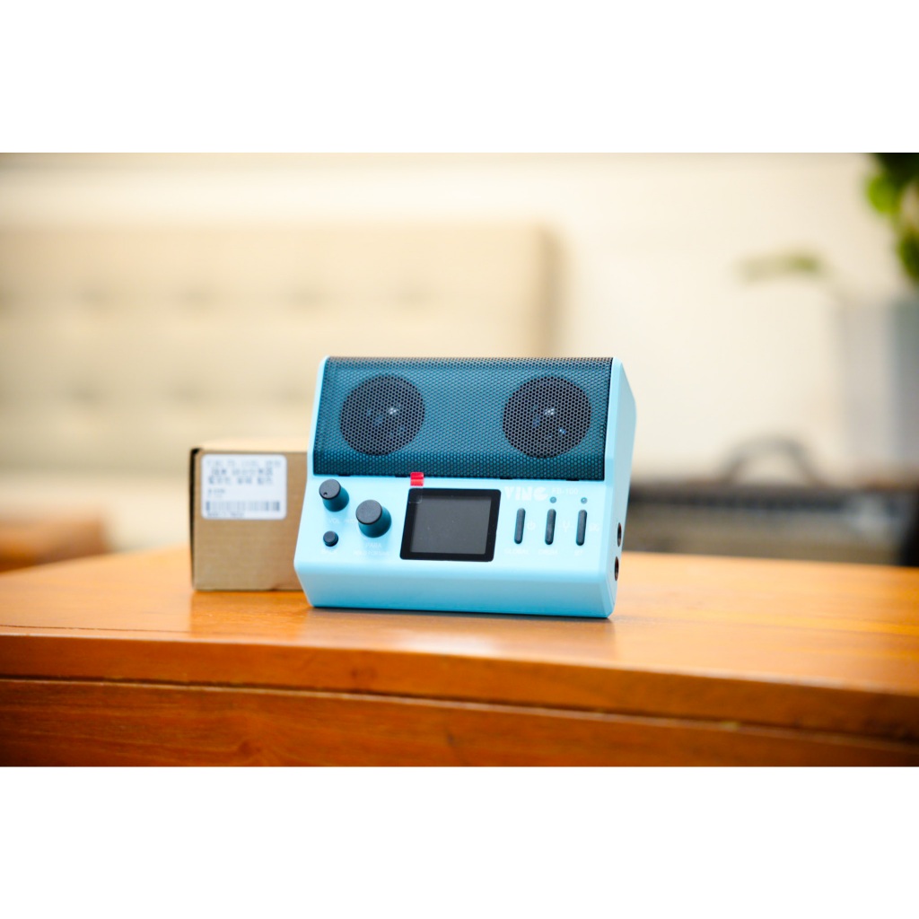 【觸木音樂】VING FB-100 電 吉他 貝斯 隨身 音箱 效果器 錄音介面 IR 螢幕 鼓機 充電式 | 蝦皮購物