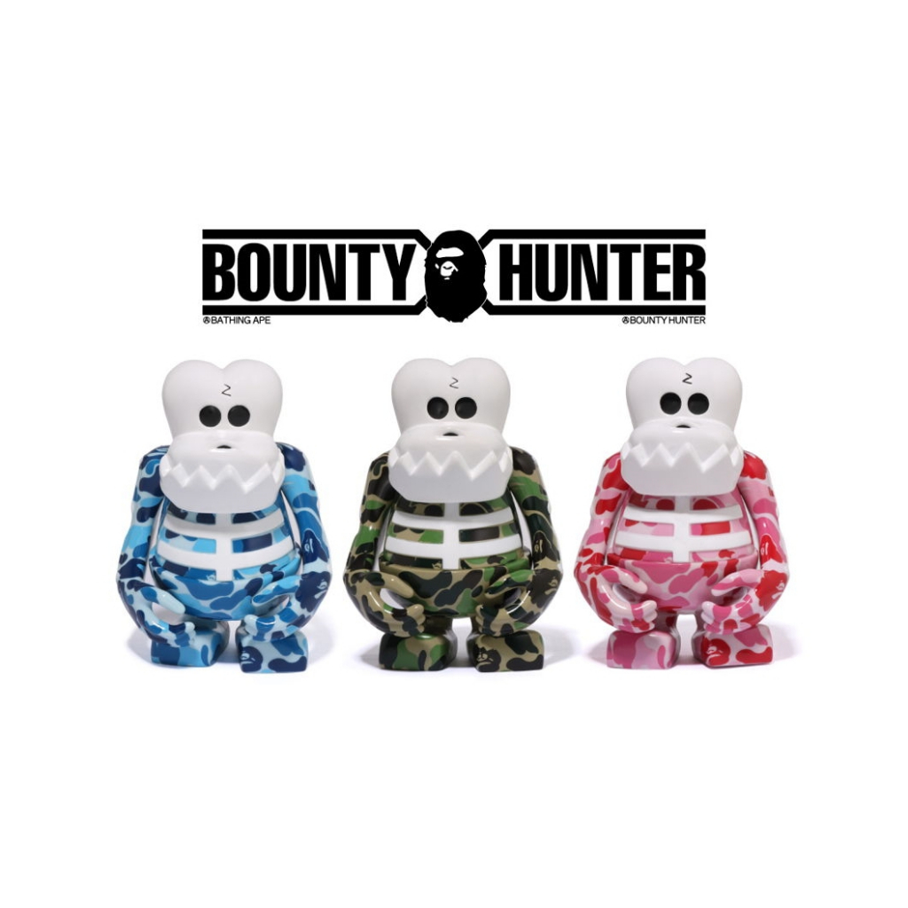 預購全新8月2號 BAPE®︎BOUNTY HUNTER SKULL KUN FIGURE 骷髏頭造型 ABC CAMO | 蝦皮購物