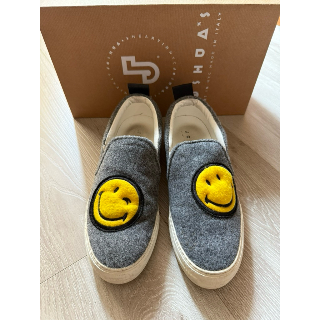 Joshua Sanders與Smiley品牌的聯名系列 義大利製 懶人鞋 休閒鞋 - 尺寸：37 | 蝦皮購物
