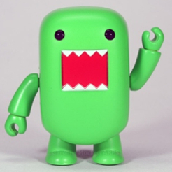 Domo QEE 盒玩 Toy2r 多摩君 NEON 系列 美國買回 黑光 淡綠色 高5公分 共1隻 | 蝦皮購物