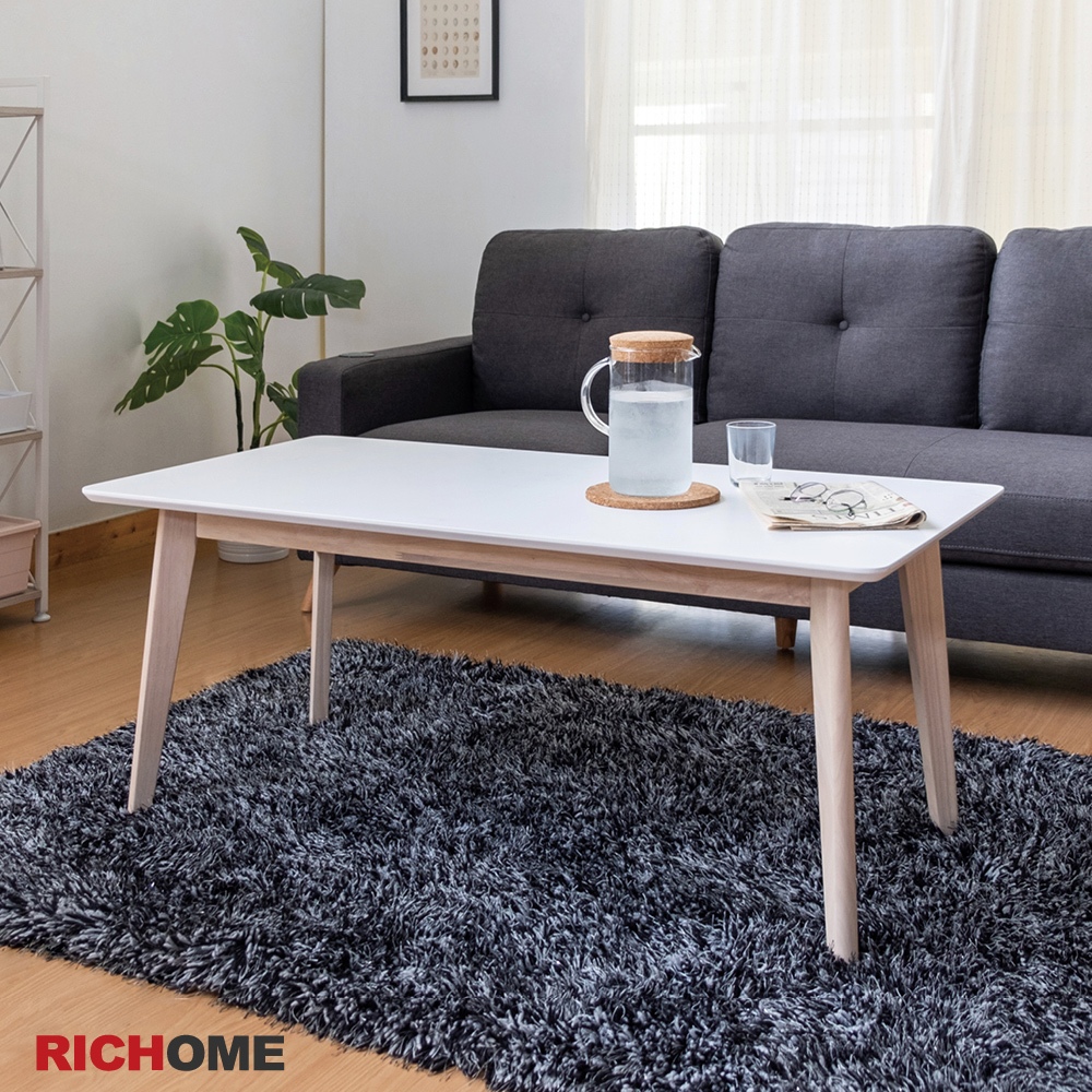 RICHOME 福利品 TA-332 TA-327 北歐風120公分大茶几 茶几 餐桌 咖啡桌 桌子 工作桌 客廳 | 蝦皮購物