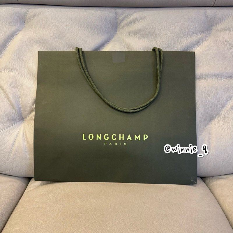 【不定時更新】 包櫃清倉 專櫃正貨 logchamp經典 基本款 紙袋 | 蝦皮購物