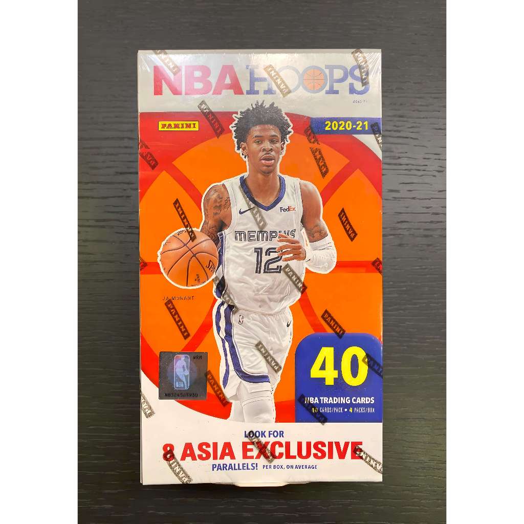 2020-21 NBA Hoops Basketball Asia Box 亞洲版 籃球 球員卡 (1盒) | 蝦皮購物