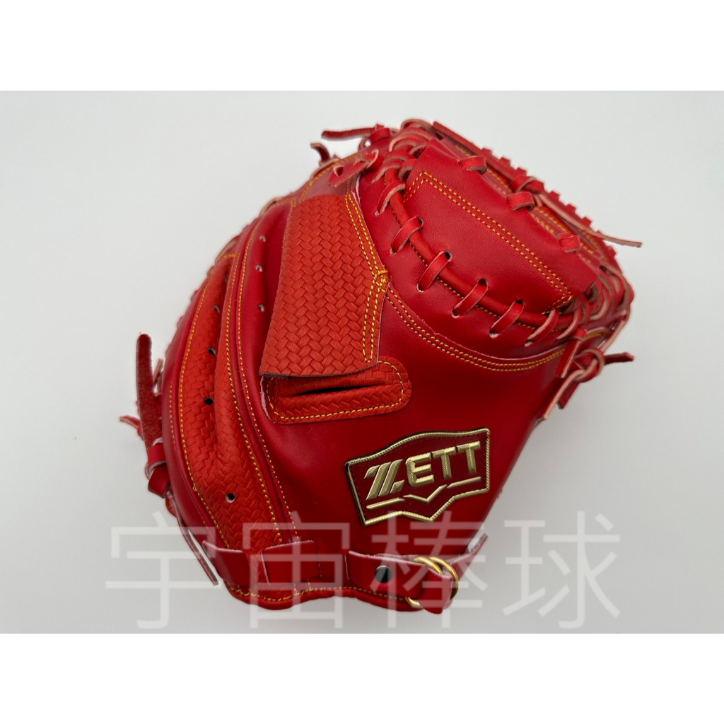 ※宇宙棒球※ZETT 2025新款 365系列 全牛編織紋棒球手套 33吋 捕手用 日本紅 36512 | 蝦皮購物