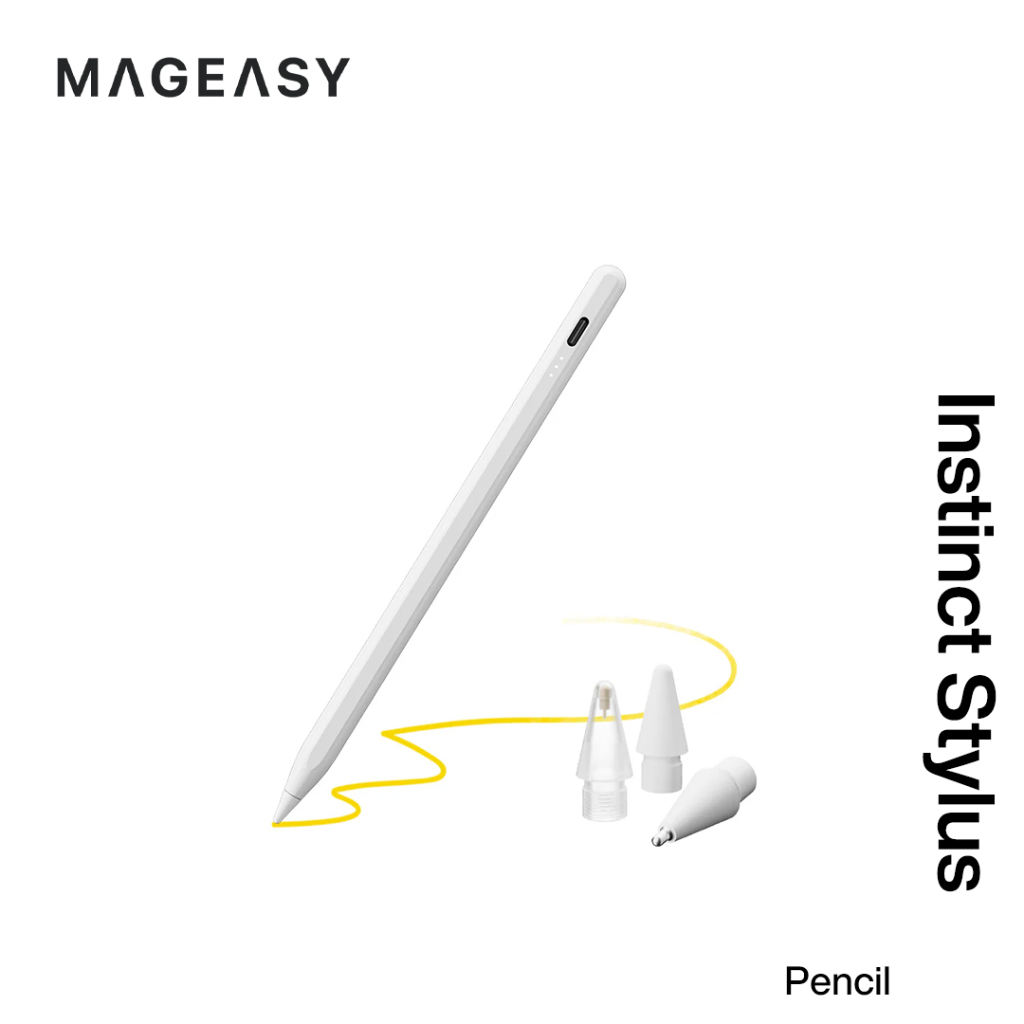 【KOZIIY】MAGEASY Instinct 磁吸藍芽 iPad 觸控筆 (內含3款筆頭) 支援2024 iPad | 蝦皮購物